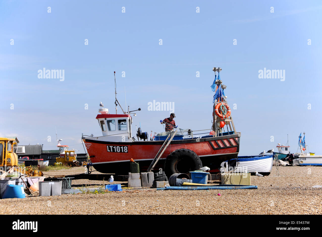 Views around the Suffolk seaside and fishing resort of Aldeburgh ...