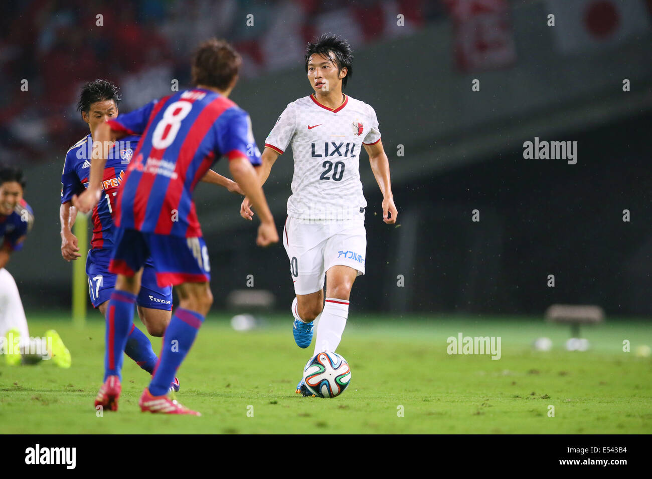 NACK5 Stadium Omiya, Saitama, Japan. 19th July, 2014. Gaku Shibasaki (Antlers), Football /Soccer ...
