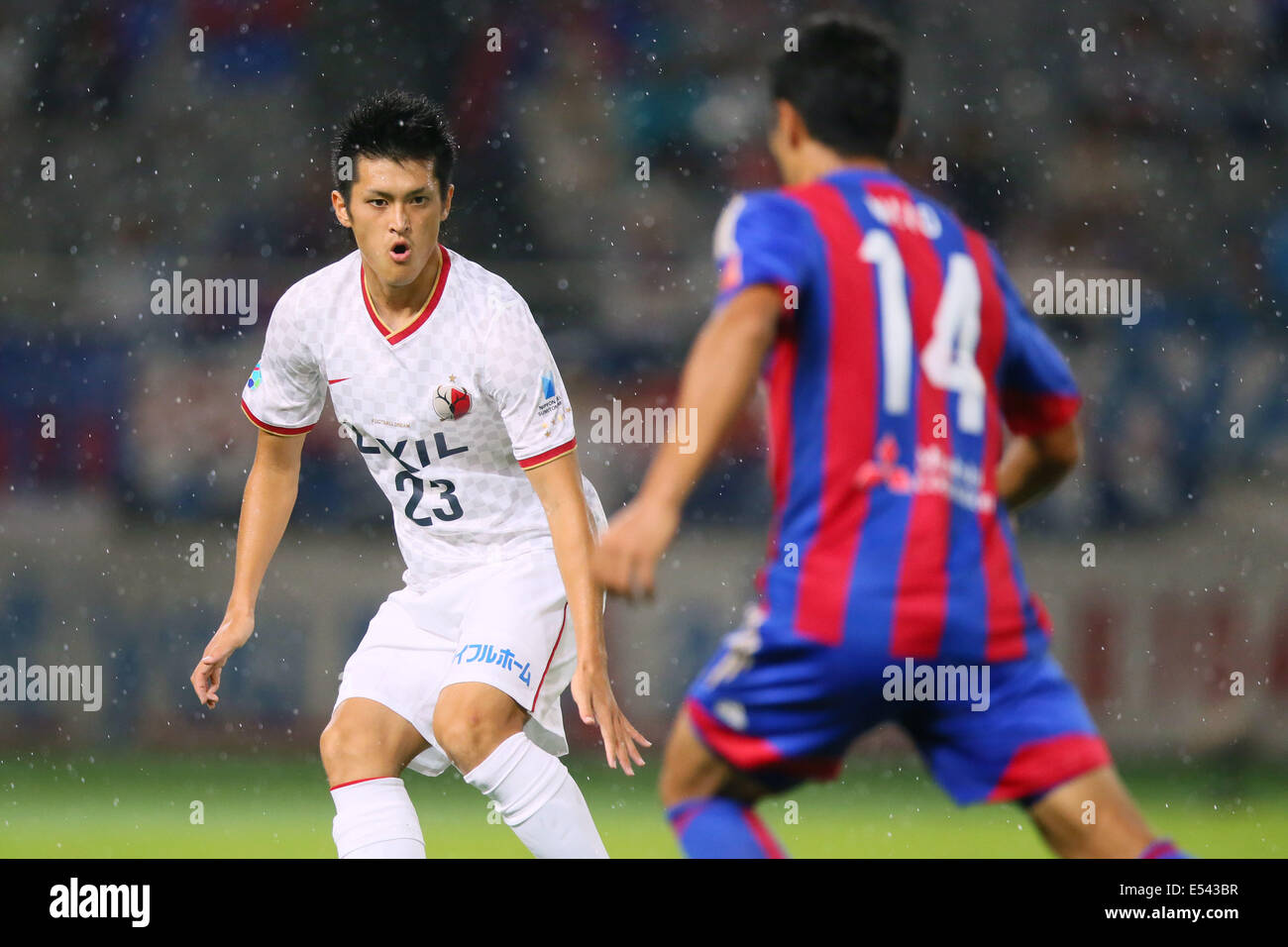 NACK5 Stadium Omiya, Saitama, Japan. 19th July, 2014. Naomichi Ueda (Antlers), Football /Soccer ...