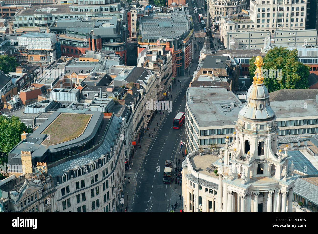 London rooftop view panorama with urban architectures Stock Photo - Alamy