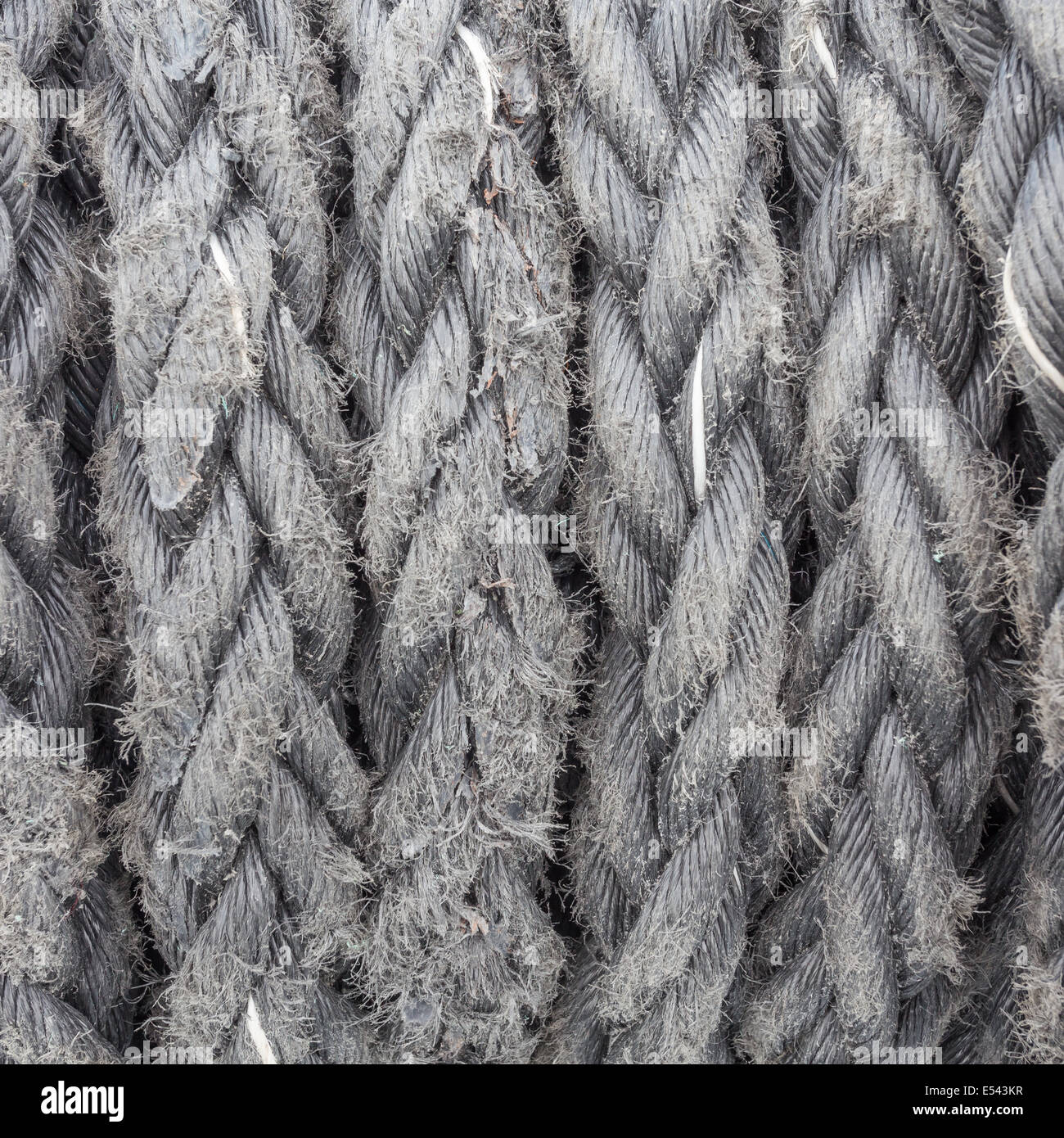 Old ship ropes sack as black and white color Stock Photo - Alamy