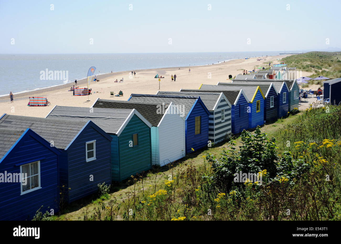 Views around the Suffolk seaside resort of Southwold The beach and ...