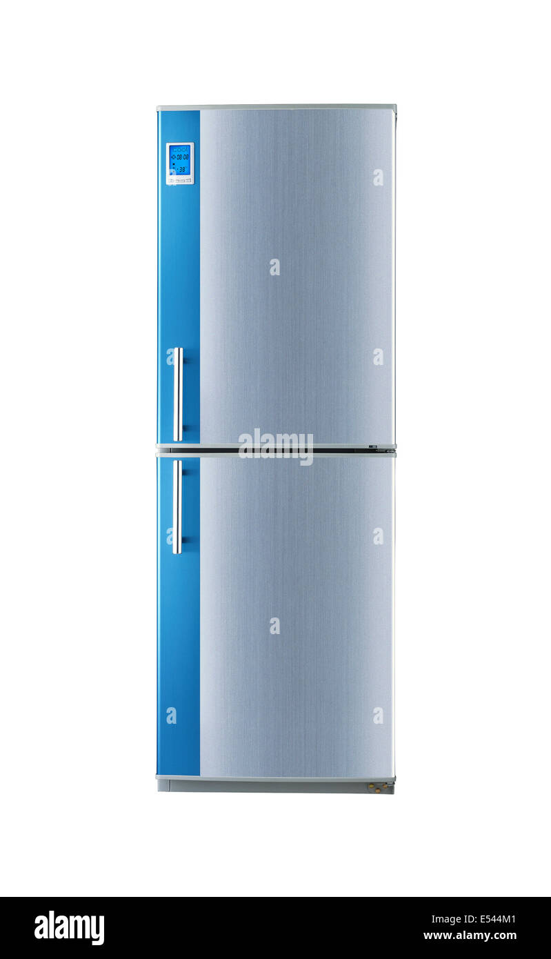 Refrigerator isolated on white background Stock Photo - Alamy
