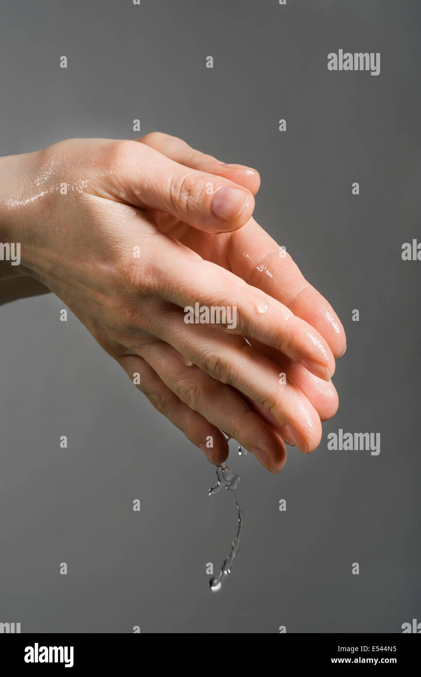 Hand water baptism hi-res stock photography and images - Alamy