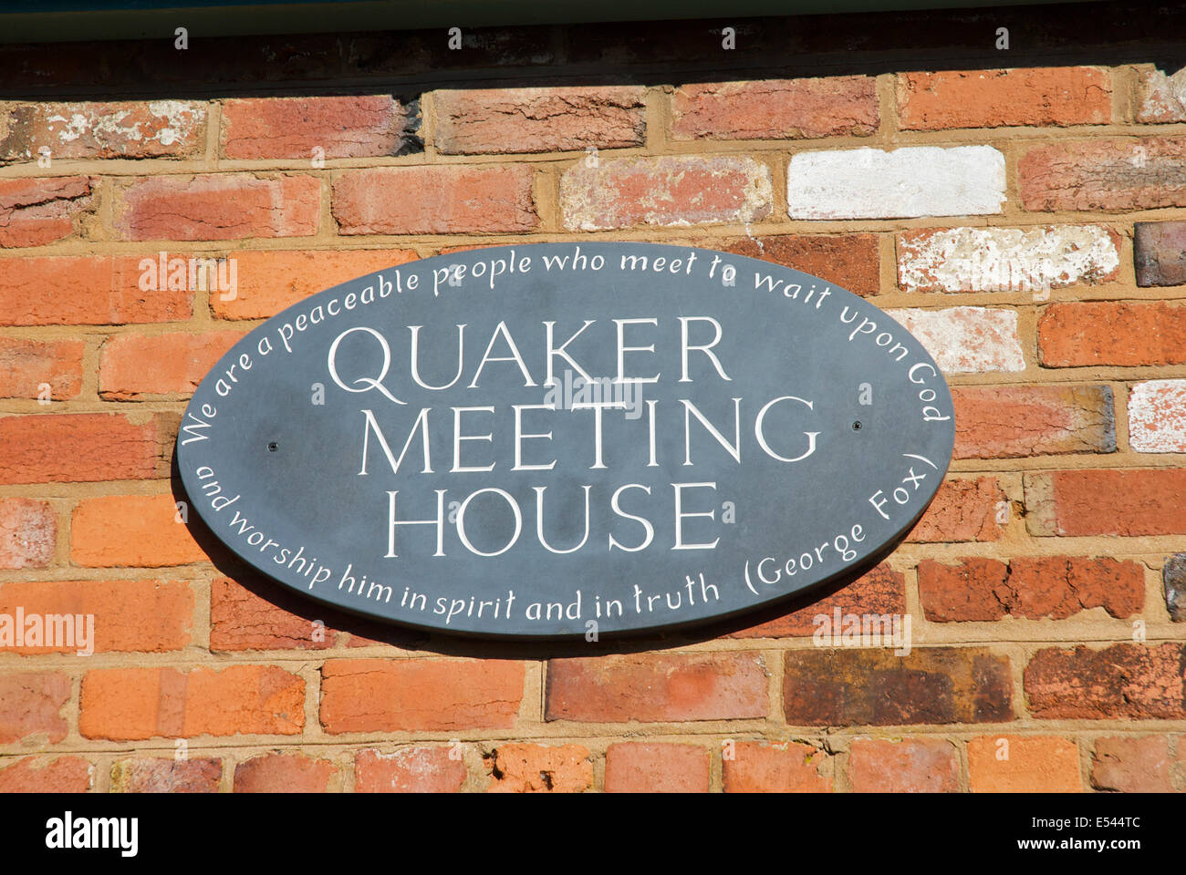 Quaker Meeting House Stock Photos & Quaker Meeting House Stock Images - Alamy