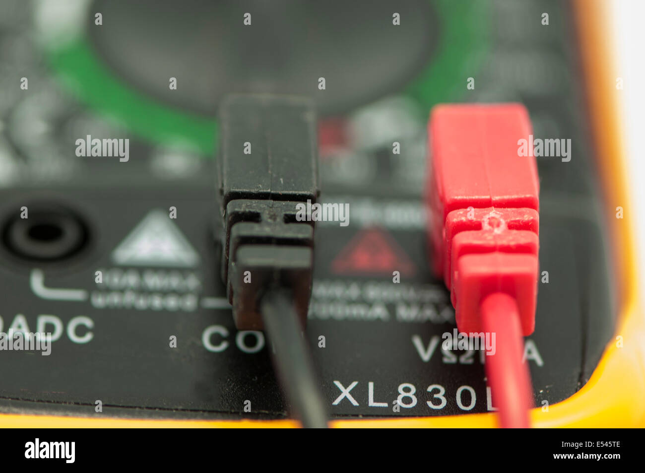 electricity meter testing all cables Stock Photo - Alamy