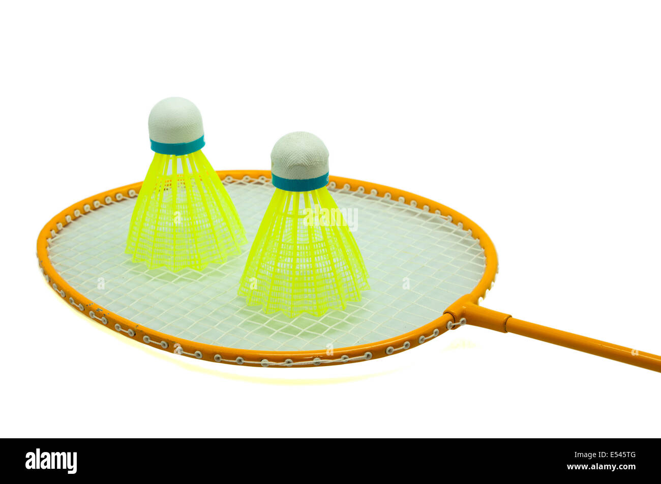 bambigton rackets on a white background Stock Photo - Alamy