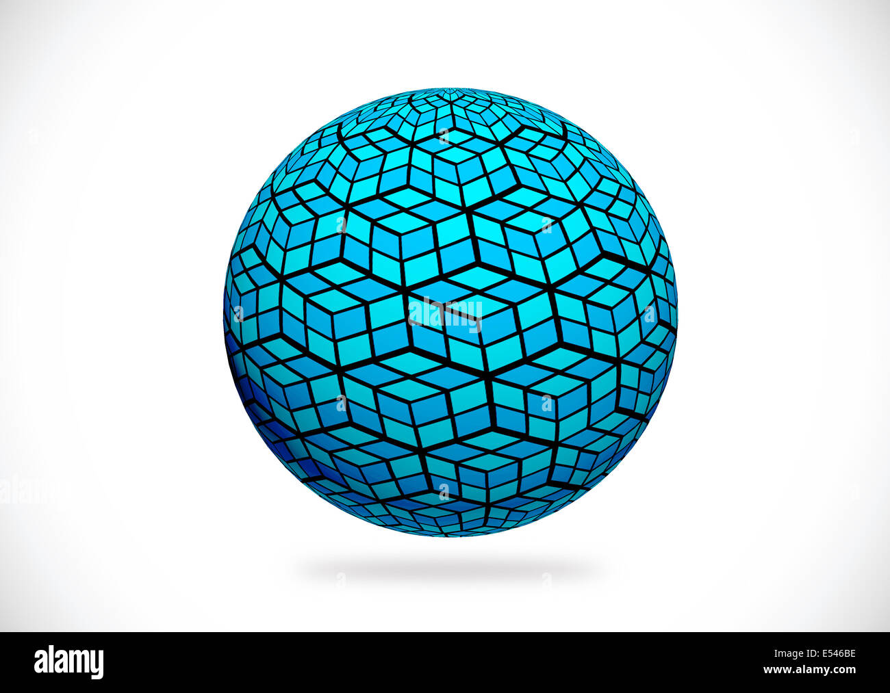 Abstract 3d sphere illustration for your design Stock Photo - Alamy