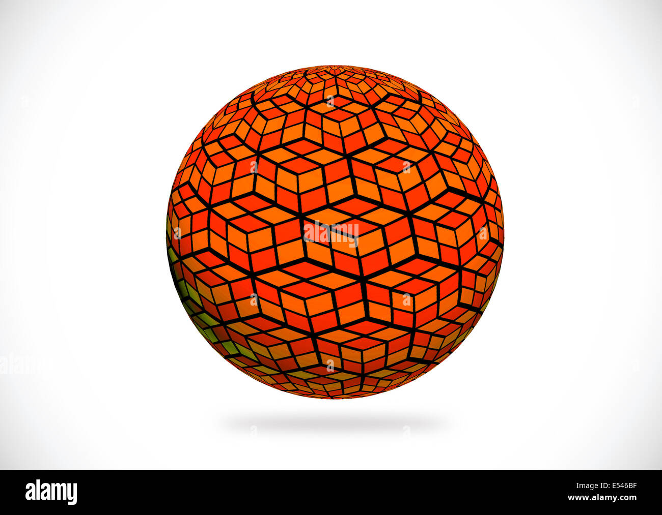 Abstract 3d sphere illustration for your design Stock Photo - Alamy