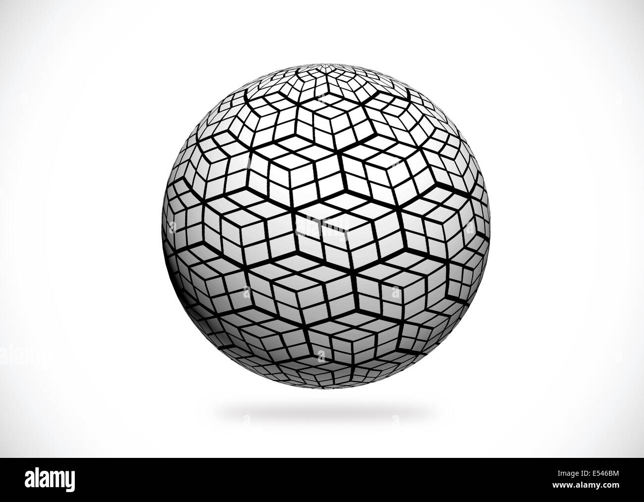 Abstract 3d sphere illustration for your design Stock Photo - Alamy