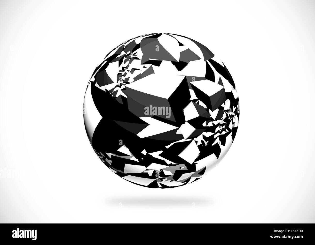 Abstract 3d sphere illustration for your design Stock Photo - Alamy