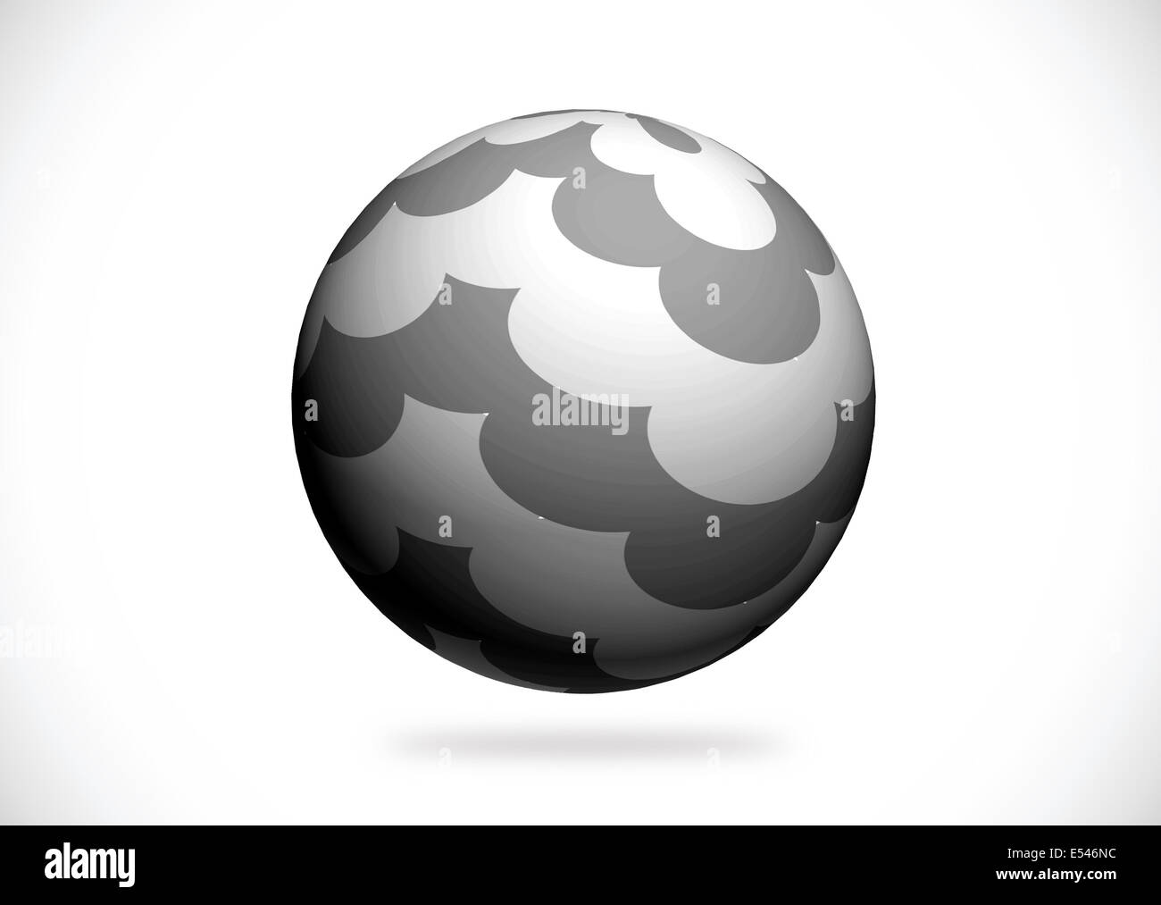 Abstract 3d sphere illustration for your design Stock Photo - Alamy