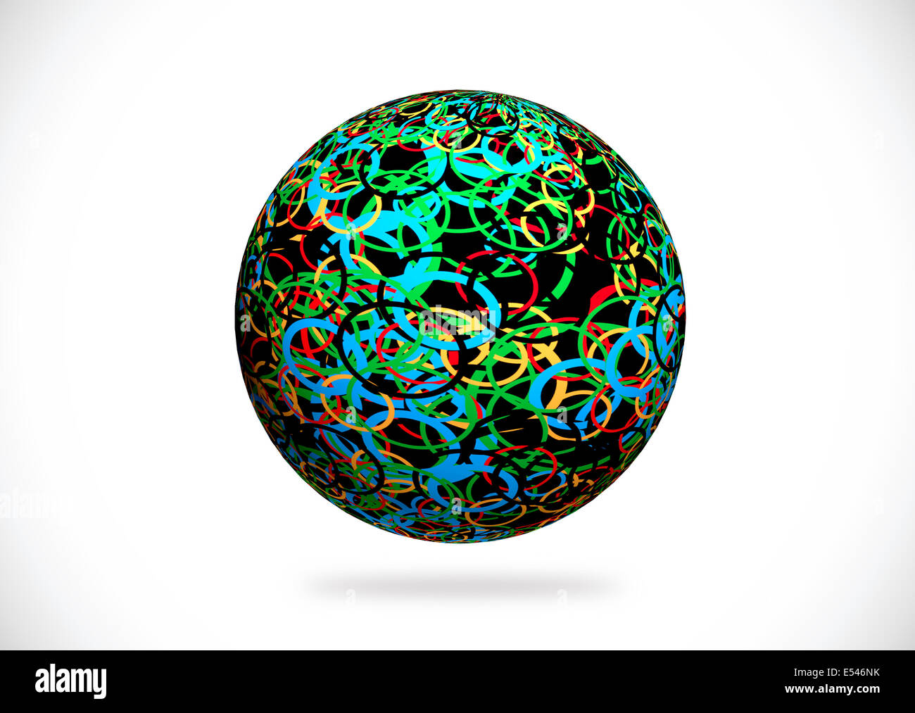 Abstract 3d sphere illustration for your design Stock Photo - Alamy