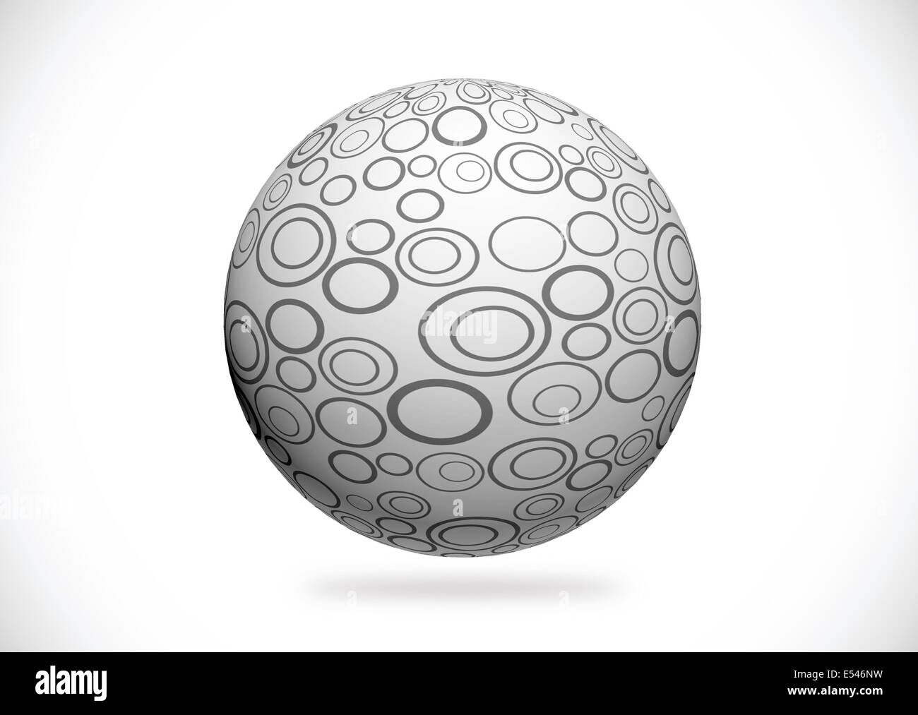 Abstract 3d sphere illustration for your design Stock Photo - Alamy