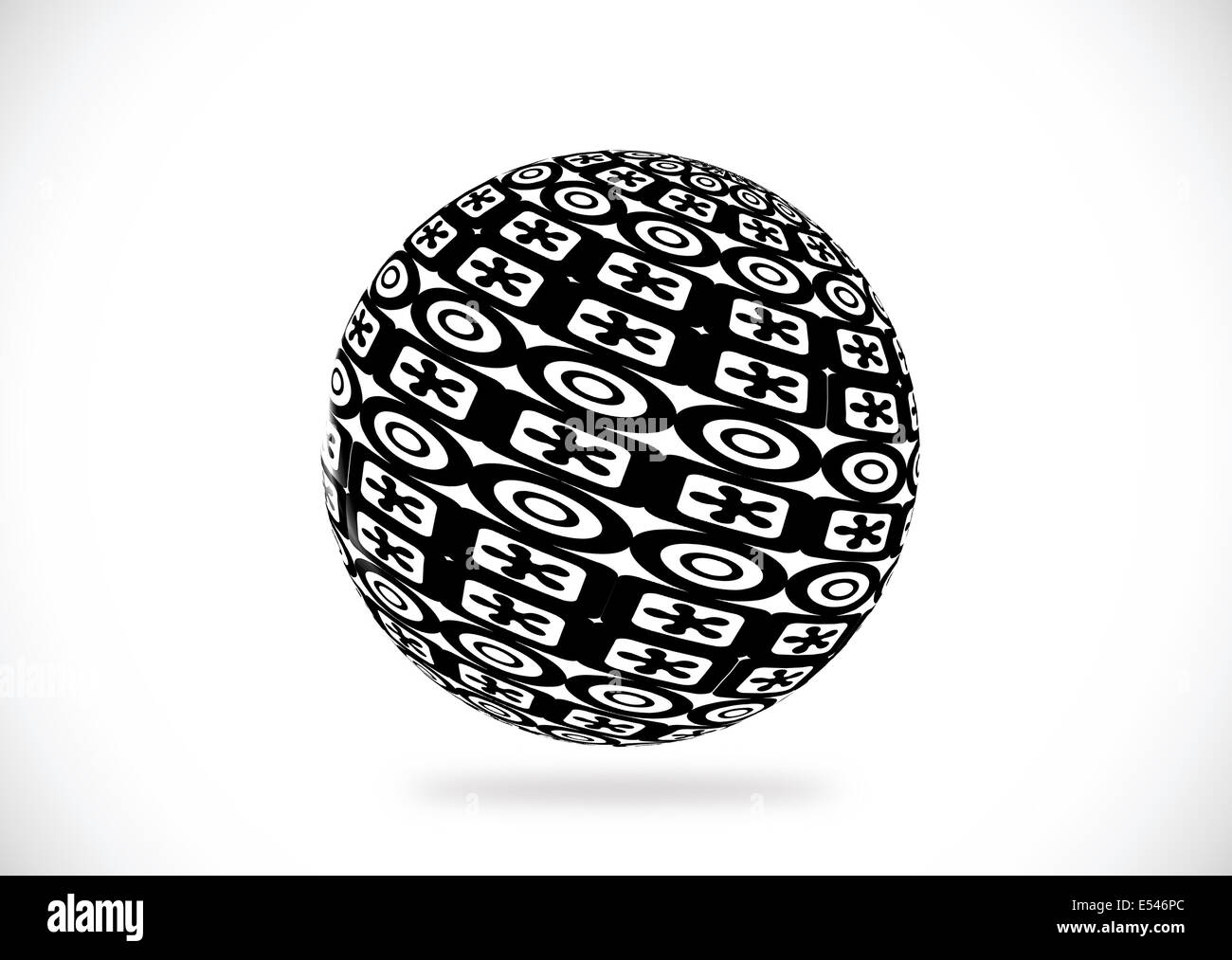 Abstract 3d sphere illustration for your design Stock Photo - Alamy
