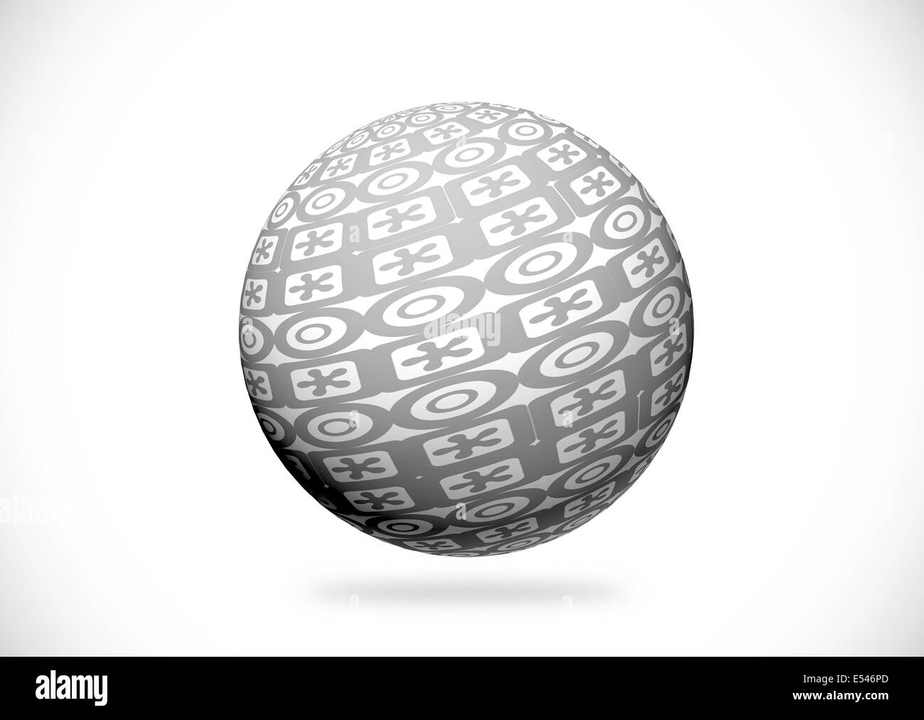 Abstract 3d sphere illustration for your design Stock Photo - Alamy