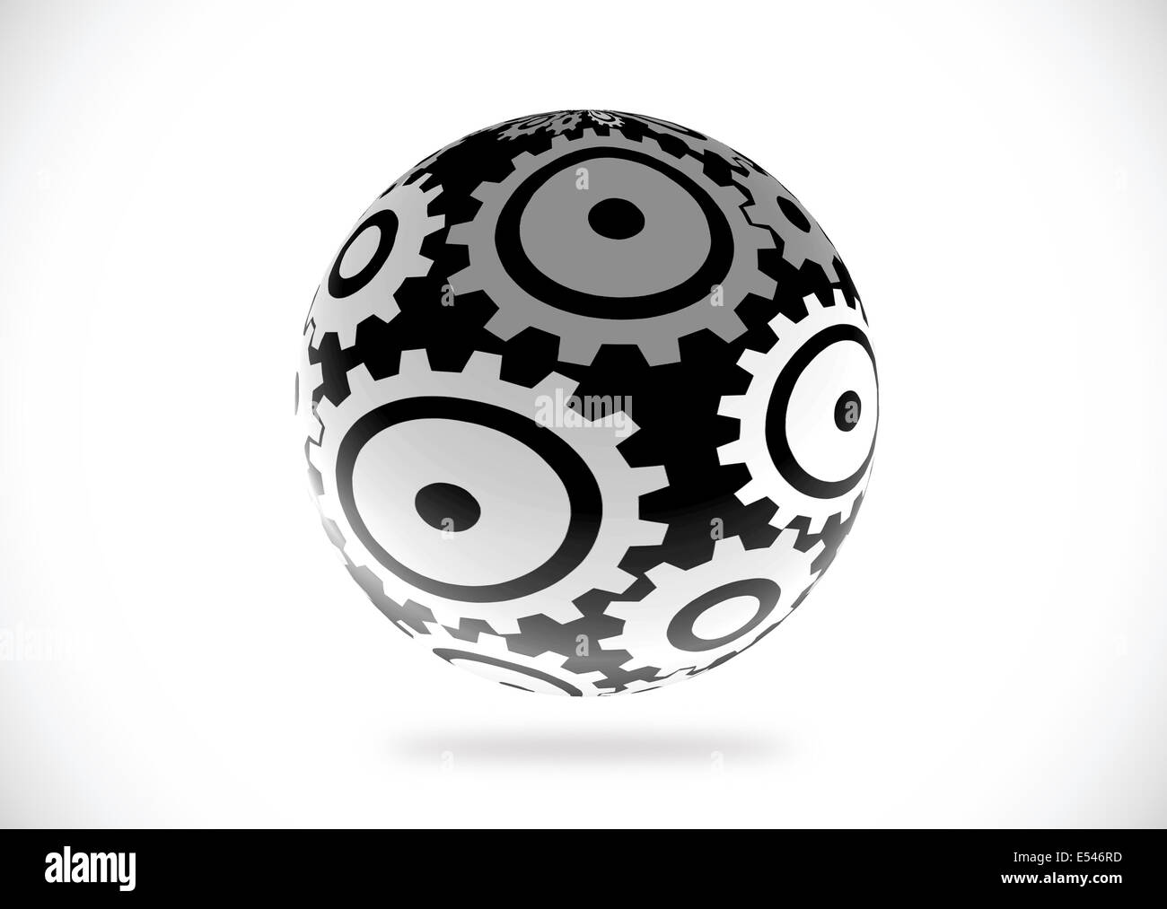 Abstract 3d sphere illustration for your design Stock Photo - Alamy