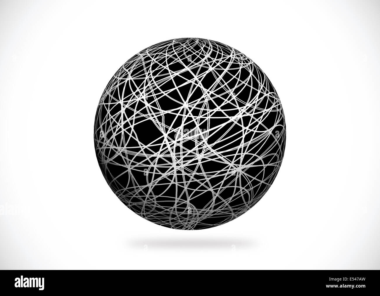 Abstract 3d sphere illustration for your design Stock Photo - Alamy