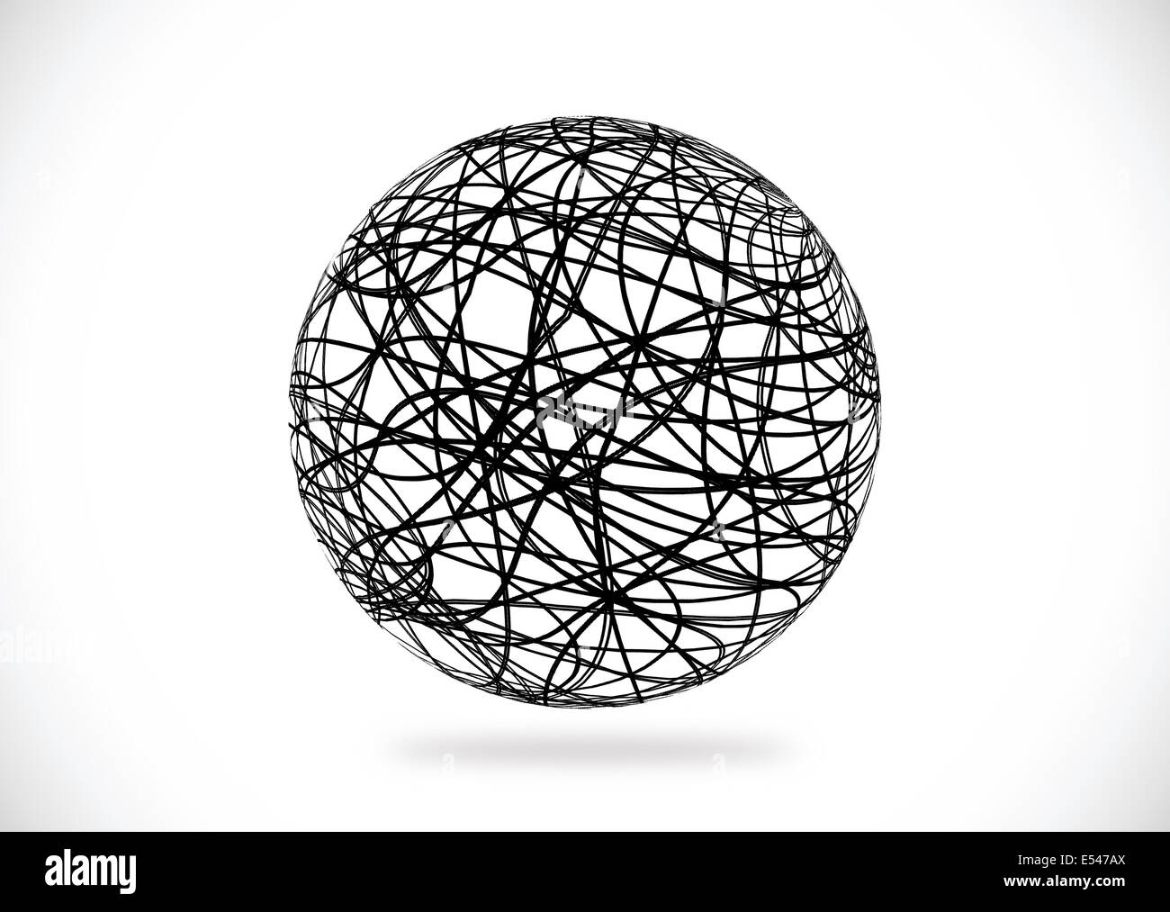 Abstract 3d sphere illustration for your design Stock Photo - Alamy
