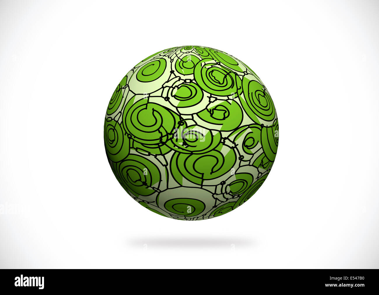 Abstract 3d sphere illustration for your design Stock Photo - Alamy