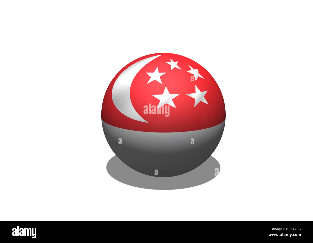 National flag of Singapore themes idea design Stock Photo - Alamy