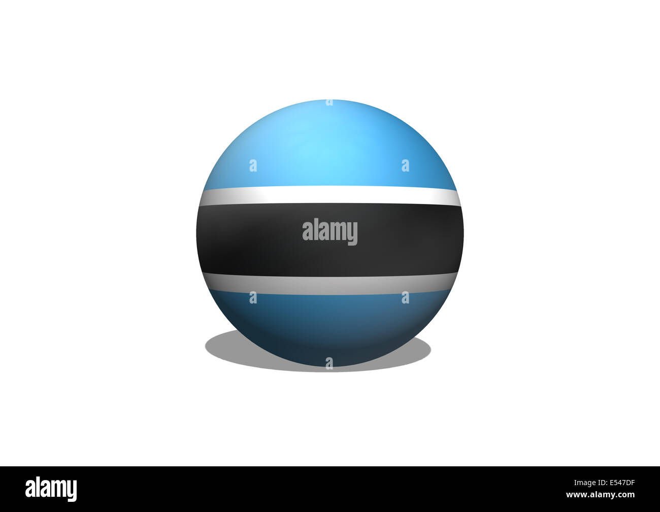 Botswana flag themes idea design Stock Photo - Alamy