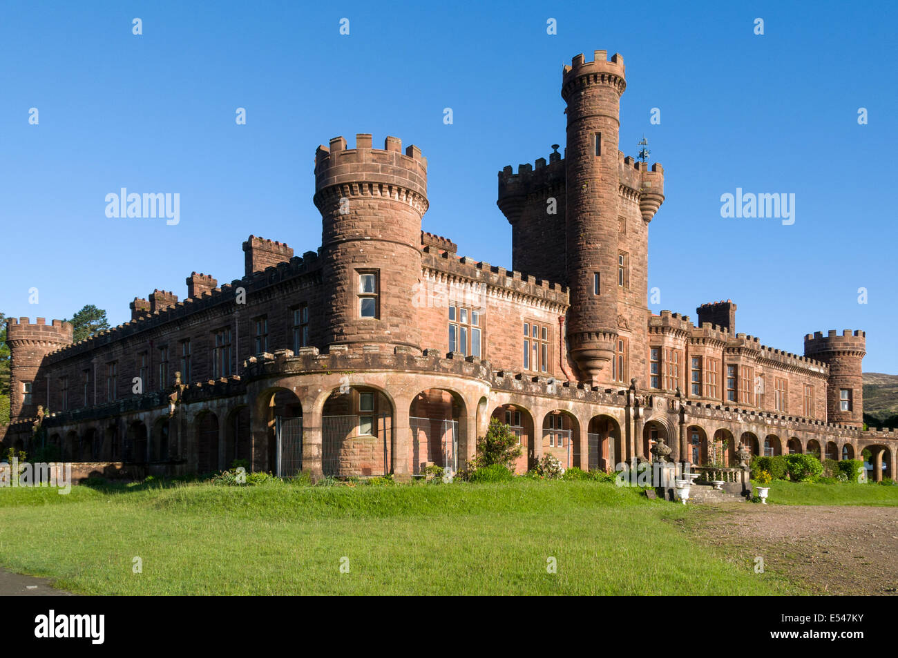 Kinloch Castle, former hunting lodge of the Lancashire industrialist ...