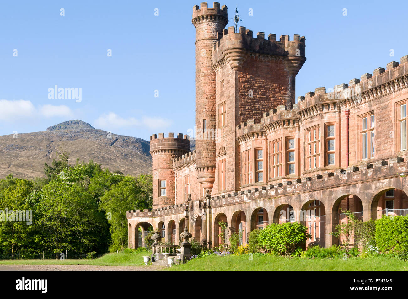 Kinloch Castle, former hunting lodge of the Lancashire industrialist ...