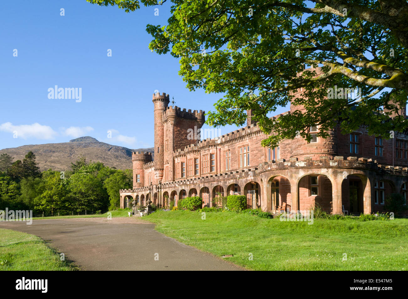 Kinloch Castle, former hunting lodge of the Lancashire industrialist ...