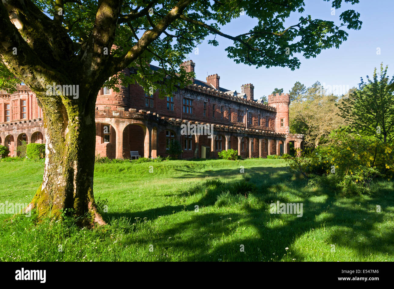 Kinloch Castle, former hunting lodge of the Lancashire industrialist ...