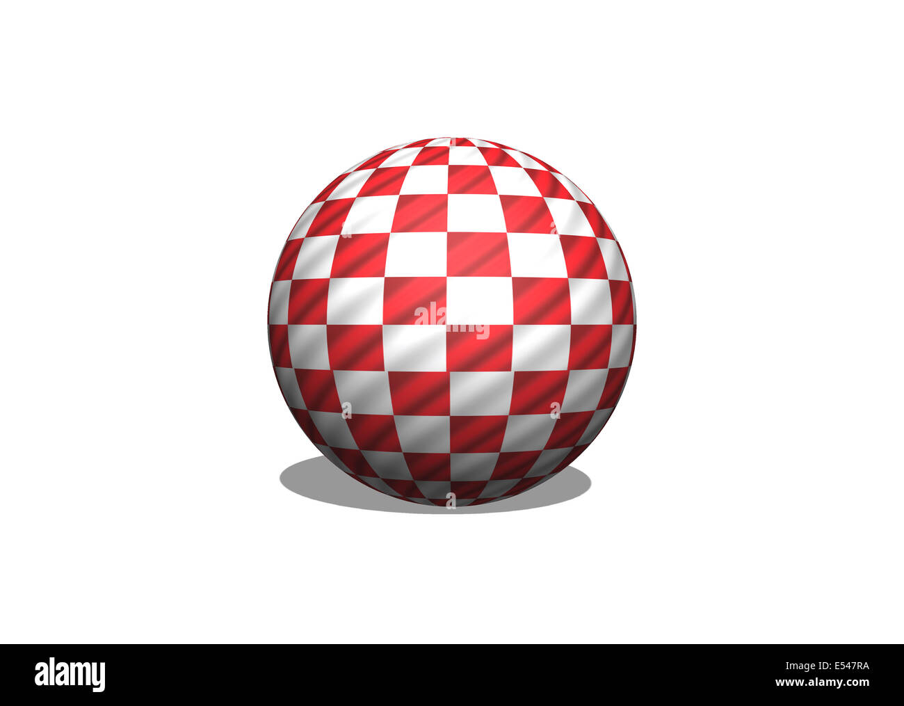 Sphere 3d Checkered Flag Racing Ball Stock Photo - Alamy