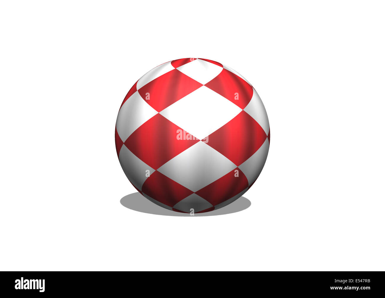Sphere 3d Checkered Flag Racing Ball Stock Photo - Alamy