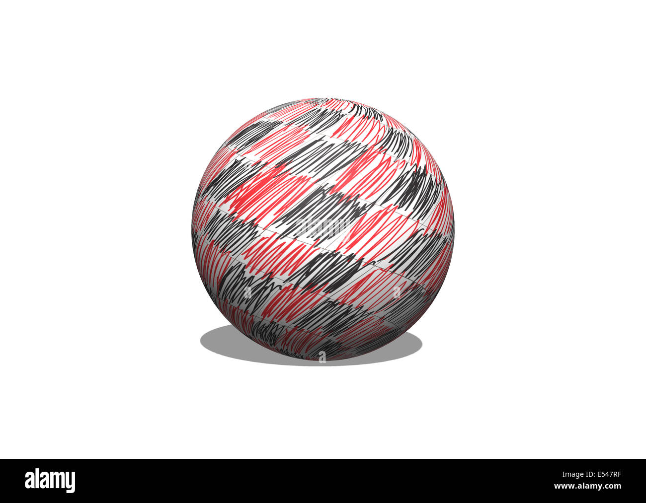 Sphere 3d Checkered Flag Racing Ball Stock Photo - Alamy