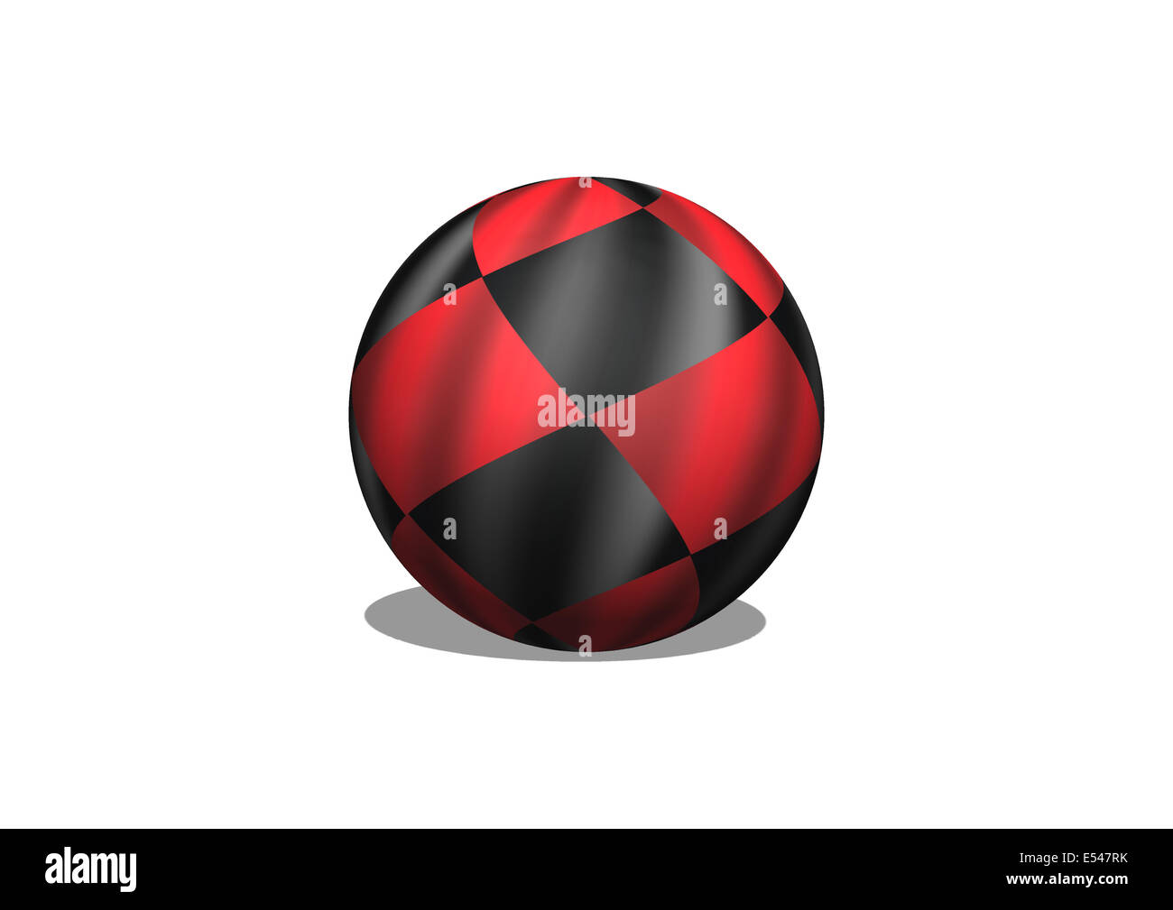 Sphere 3d Checkered Flag Racing Ball Stock Photo - Alamy