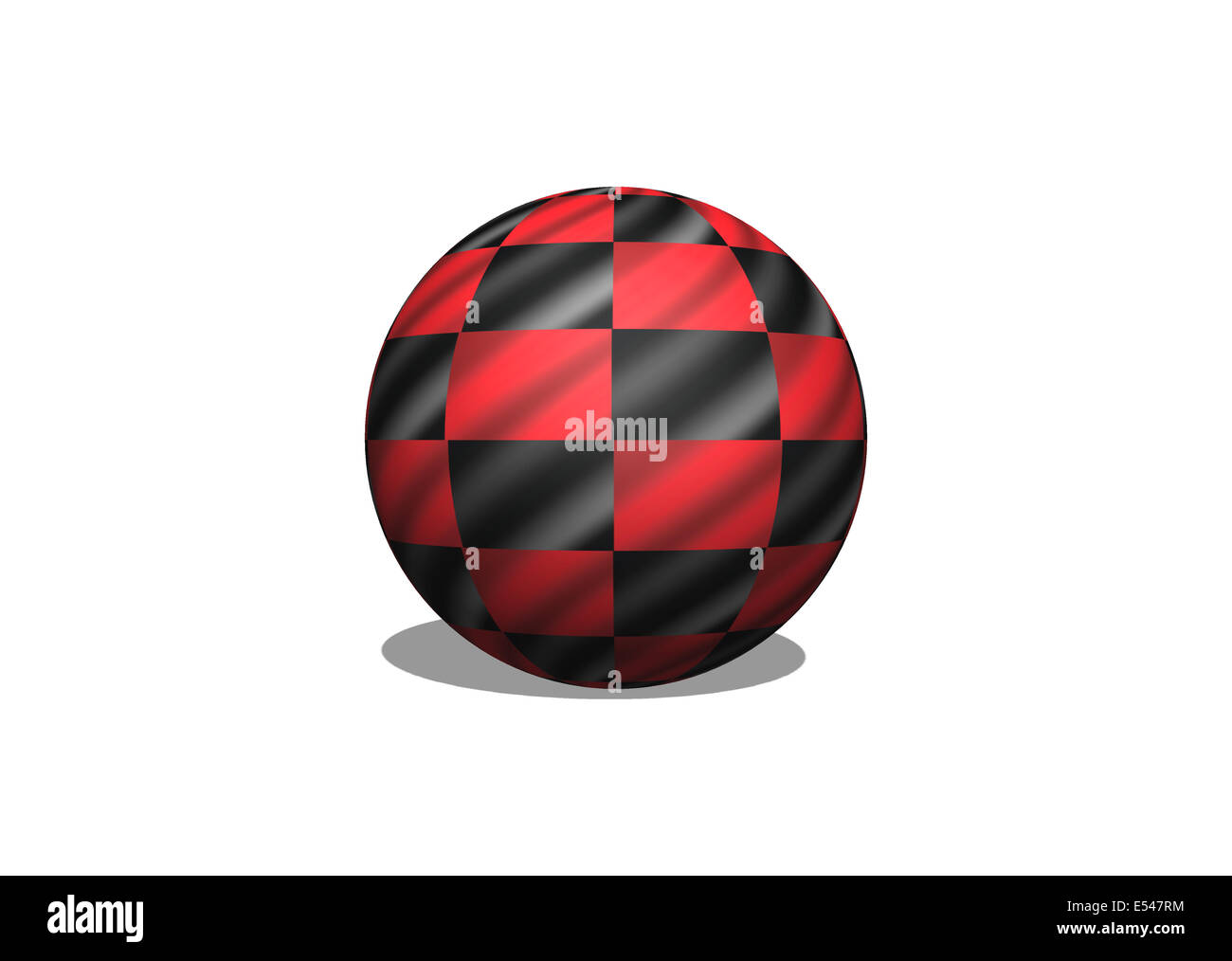 Sphere 3d Checkered Flag Racing Ball Stock Photo - Alamy