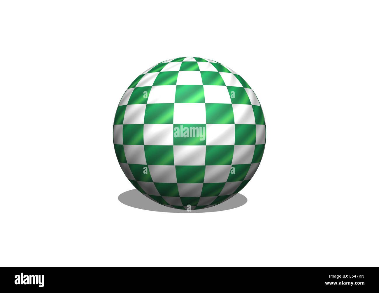 Sphere 3d Checkered Flag Racing Ball Stock Photo - Alamy