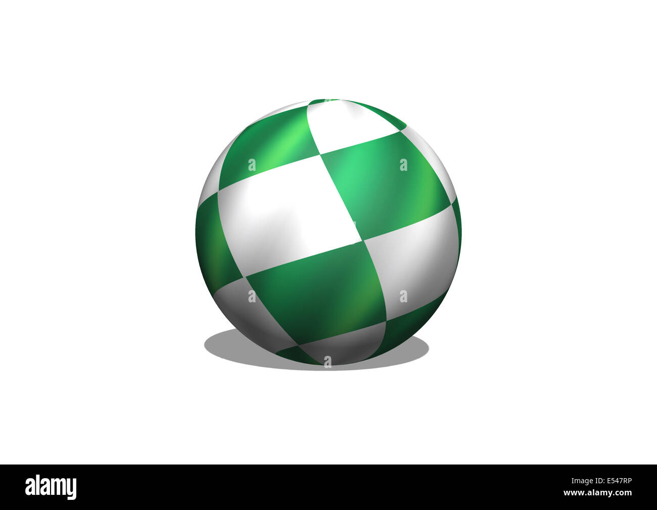 Sphere 3d Checkered Flag Racing Ball Stock Photo - Alamy