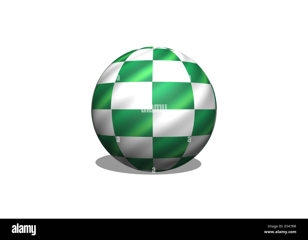 Sphere 3d Checkered Flag Racing Ball Stock Photo - Alamy