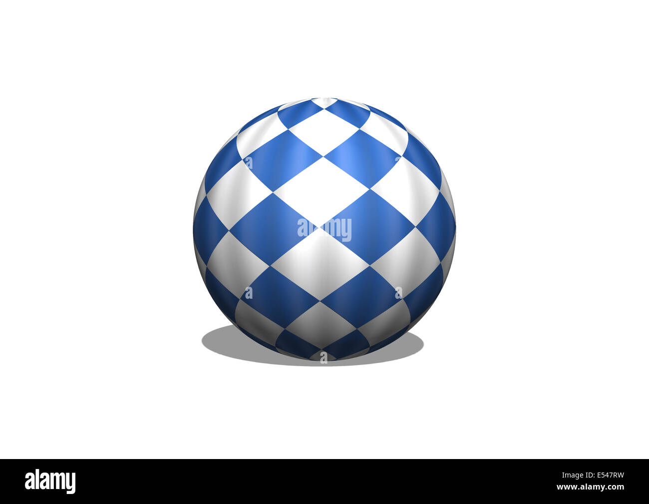 Sphere 3d Checkered Flag Racing Ball Stock Photo - Alamy