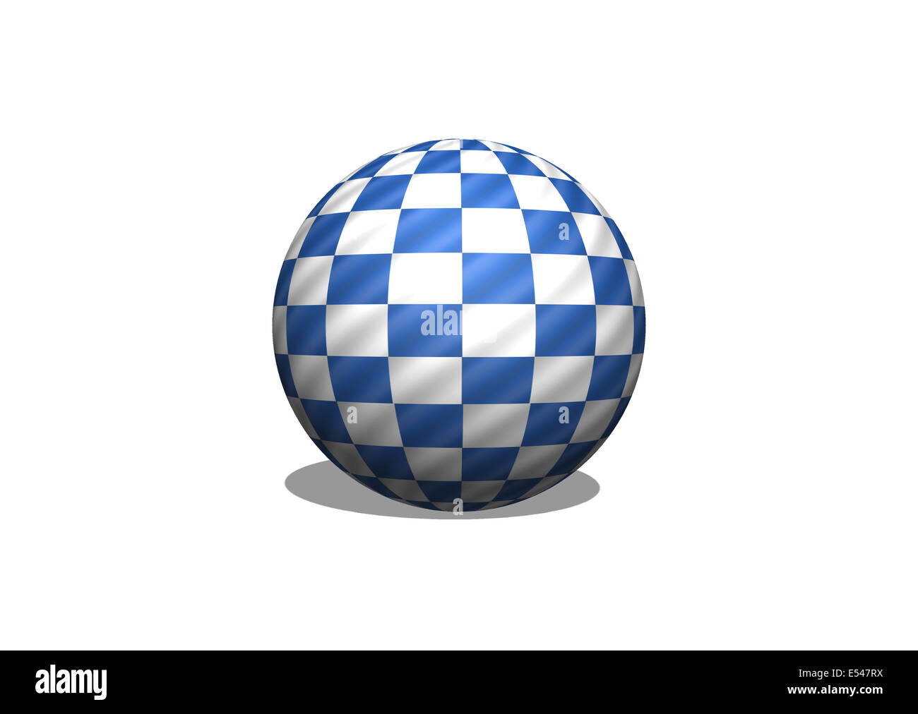 Sphere 3d Checkered Flag Racing Ball Stock Photo - Alamy
