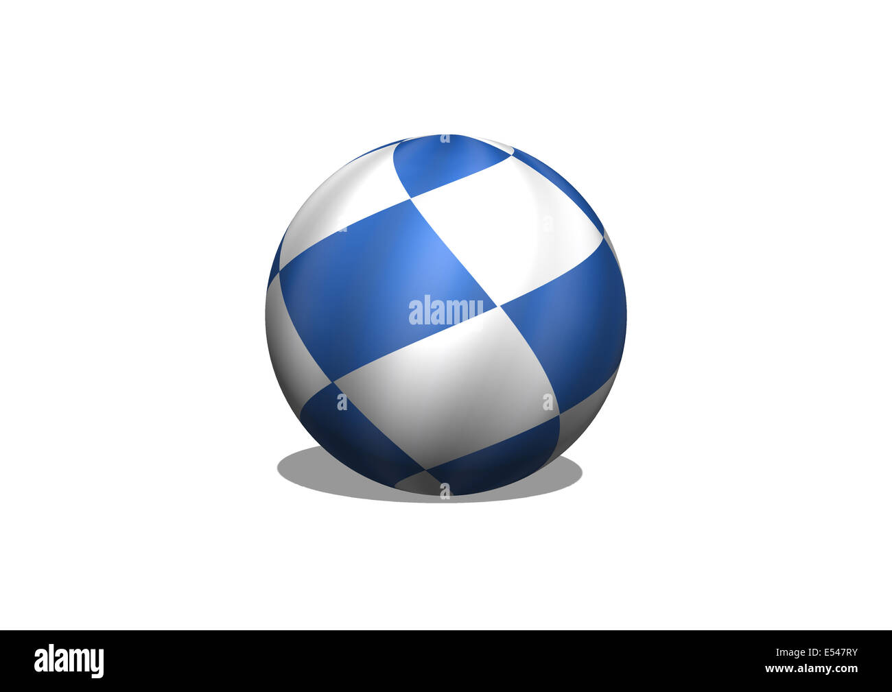 Sphere 3d Checkered Flag Racing Ball Stock Photo - Alamy