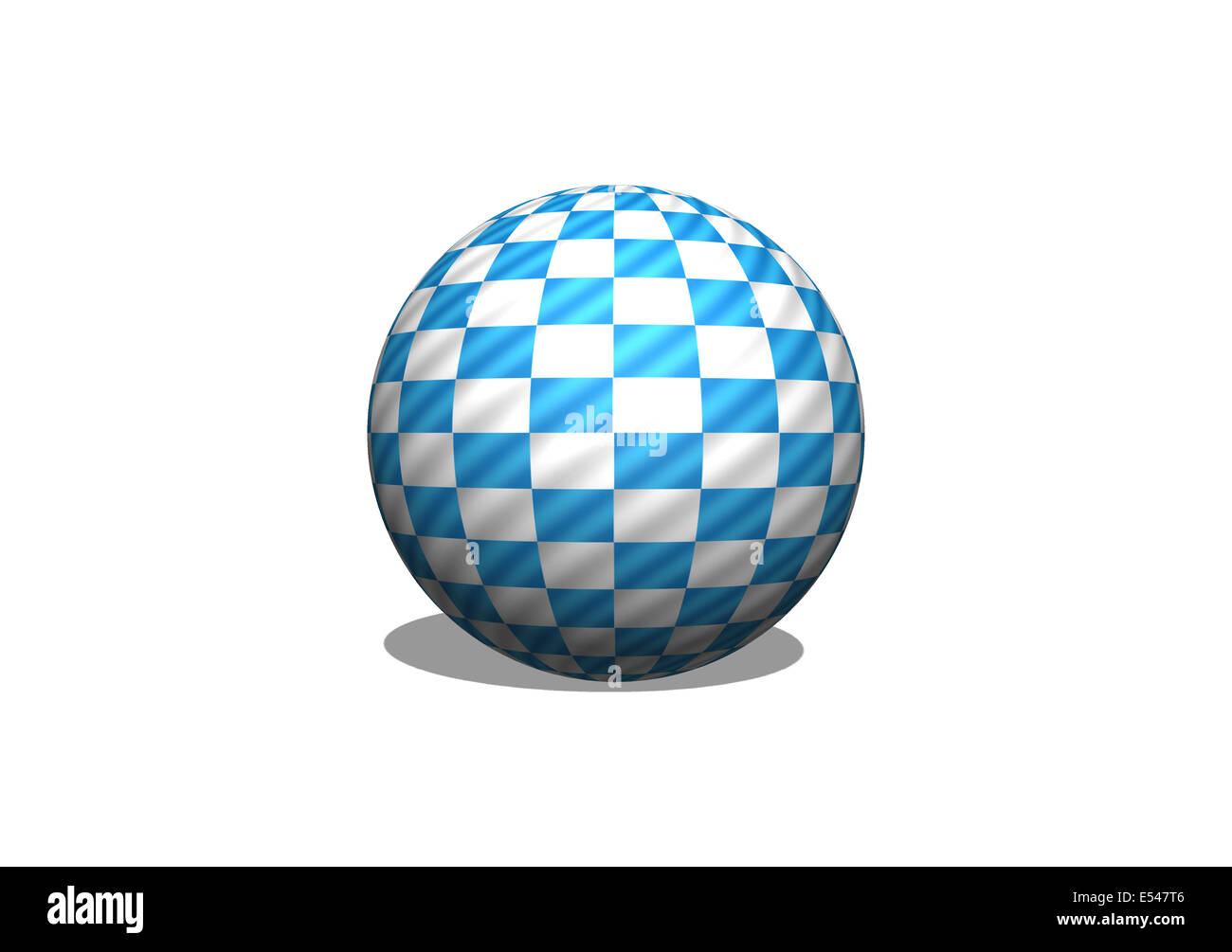Sphere 3d Checkered Flag Racing Ball Stock Photo - Alamy