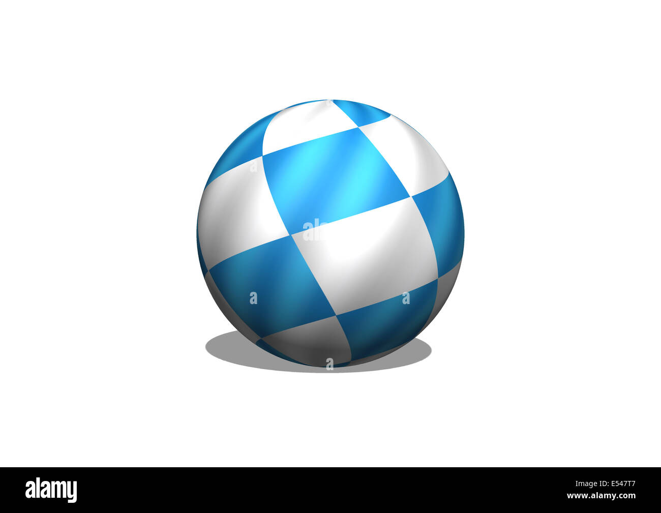 Sphere 3d Checkered Flag Racing Ball Stock Photo - Alamy