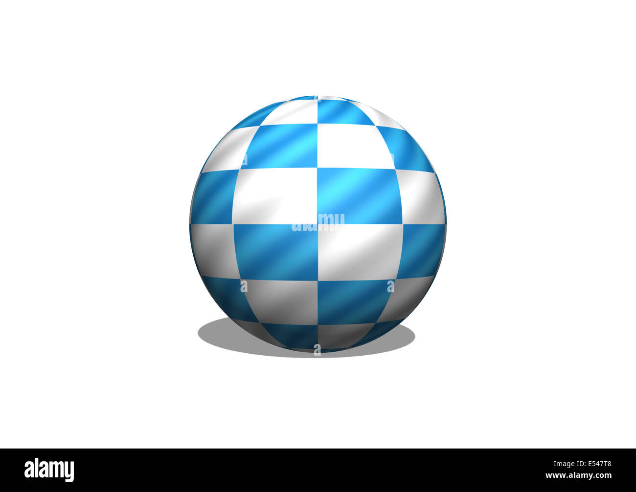 Sphere 3d Checkered Flag Racing Ball Stock Photo - Alamy