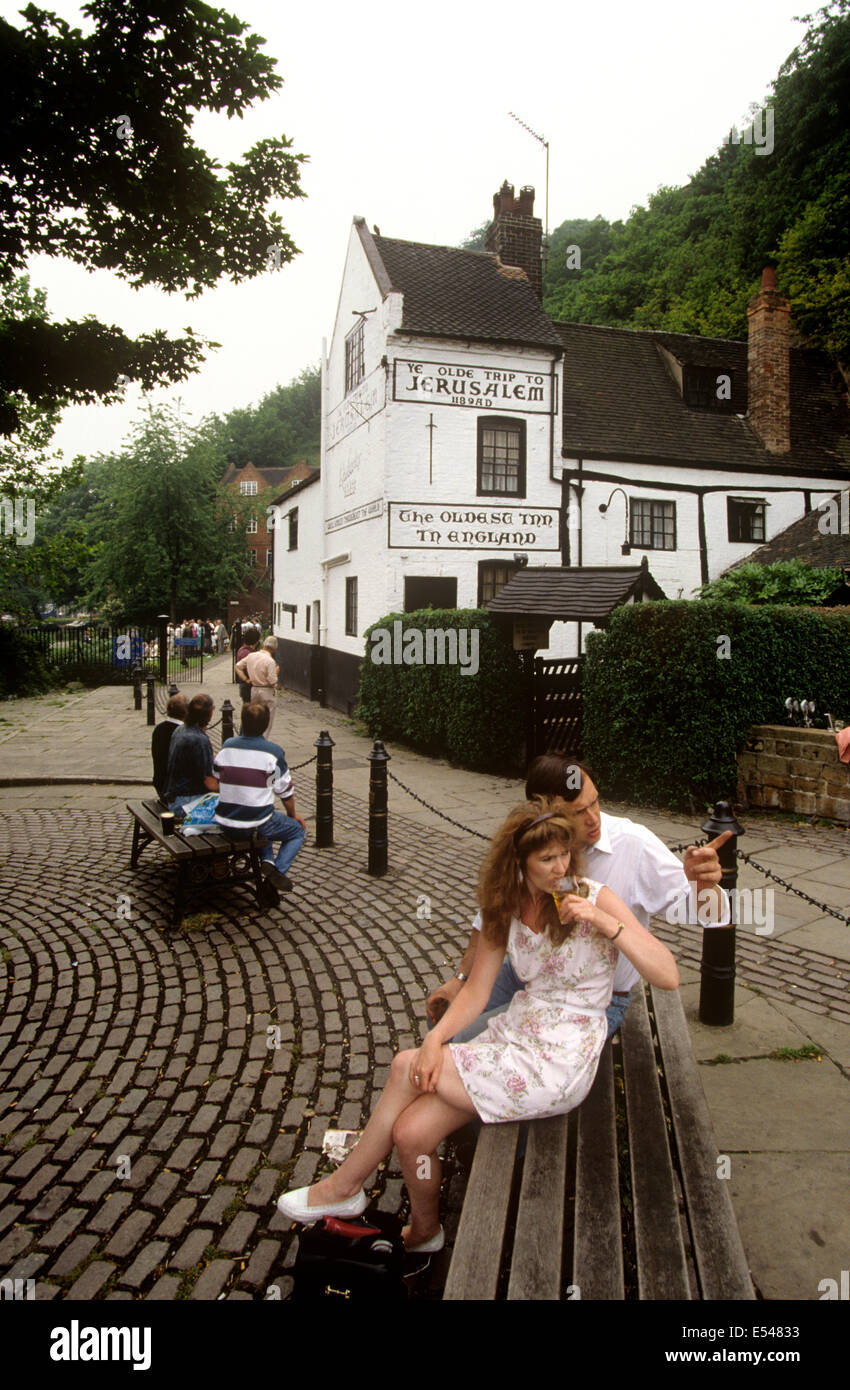 UK, England, Nottingham, Ye olde Trip to Jerusalem Inn, Britain’s ...