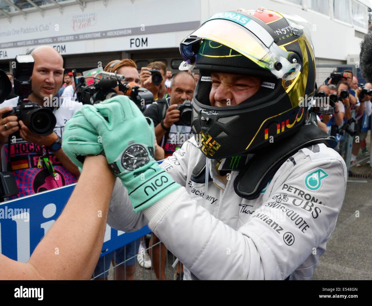 German Formula One driver Nico Rosberg from team Mercedes AMG ...