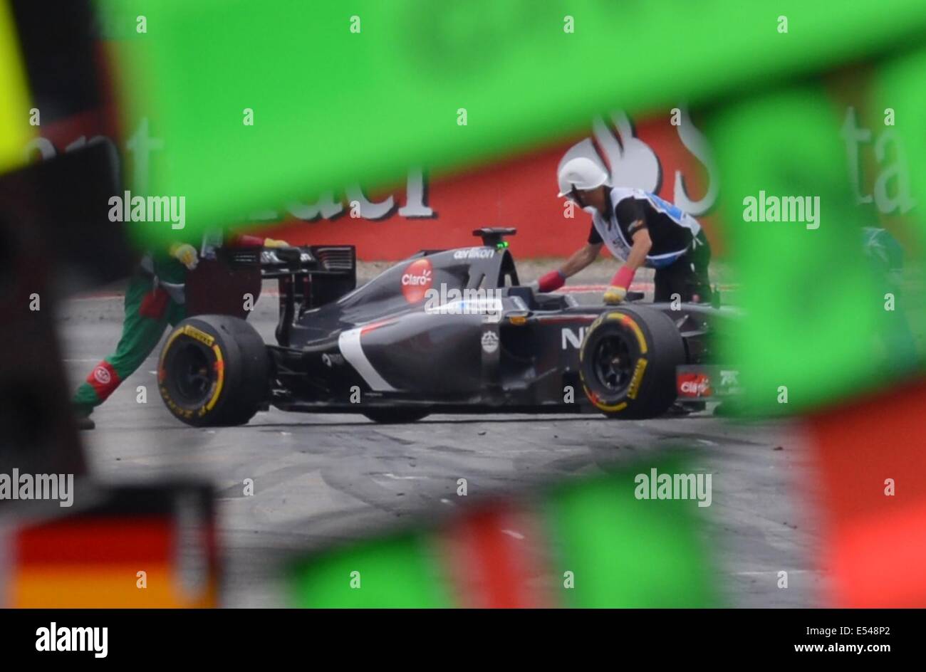 Hockenheim, Germany. 18th July, 2014. The car of German Formula One ...