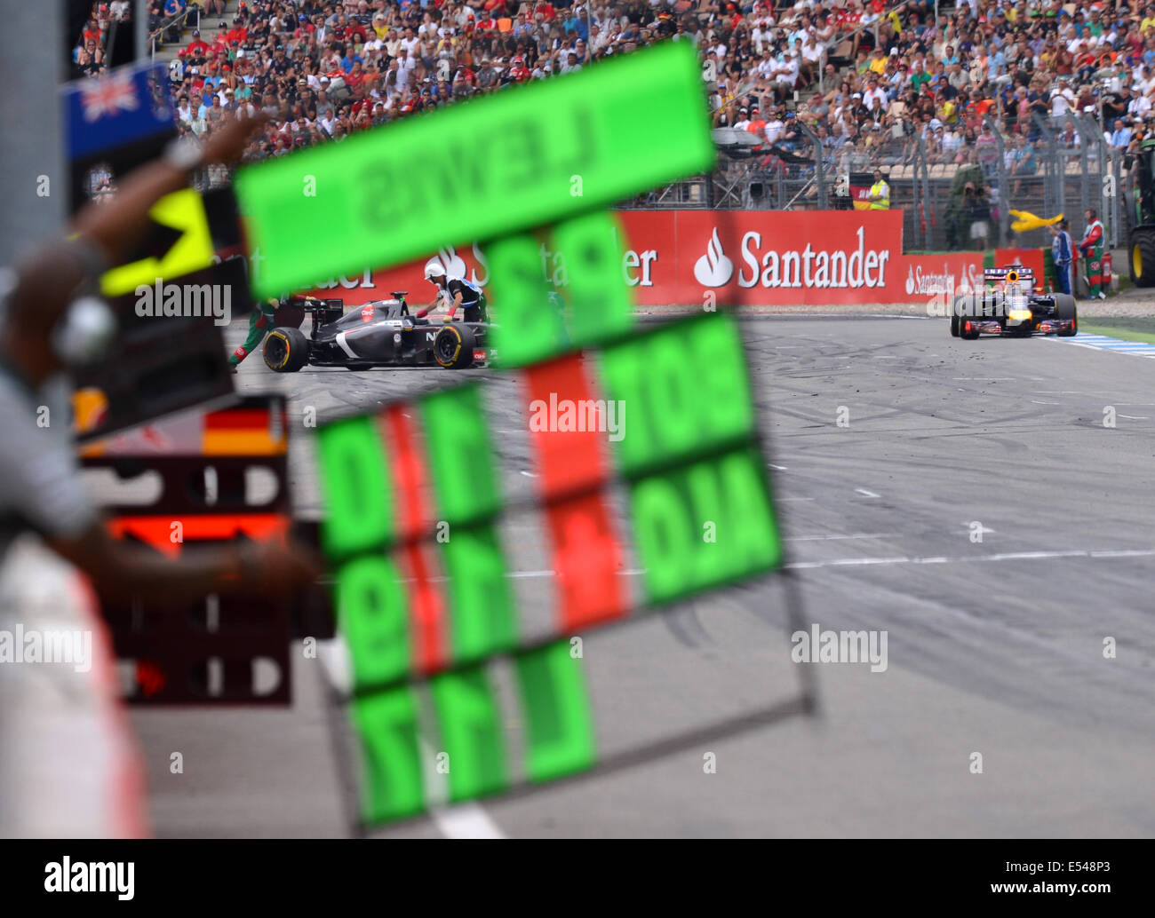 Hockenheim, Germany. 18th July, 2014. The car of German Formula One ...