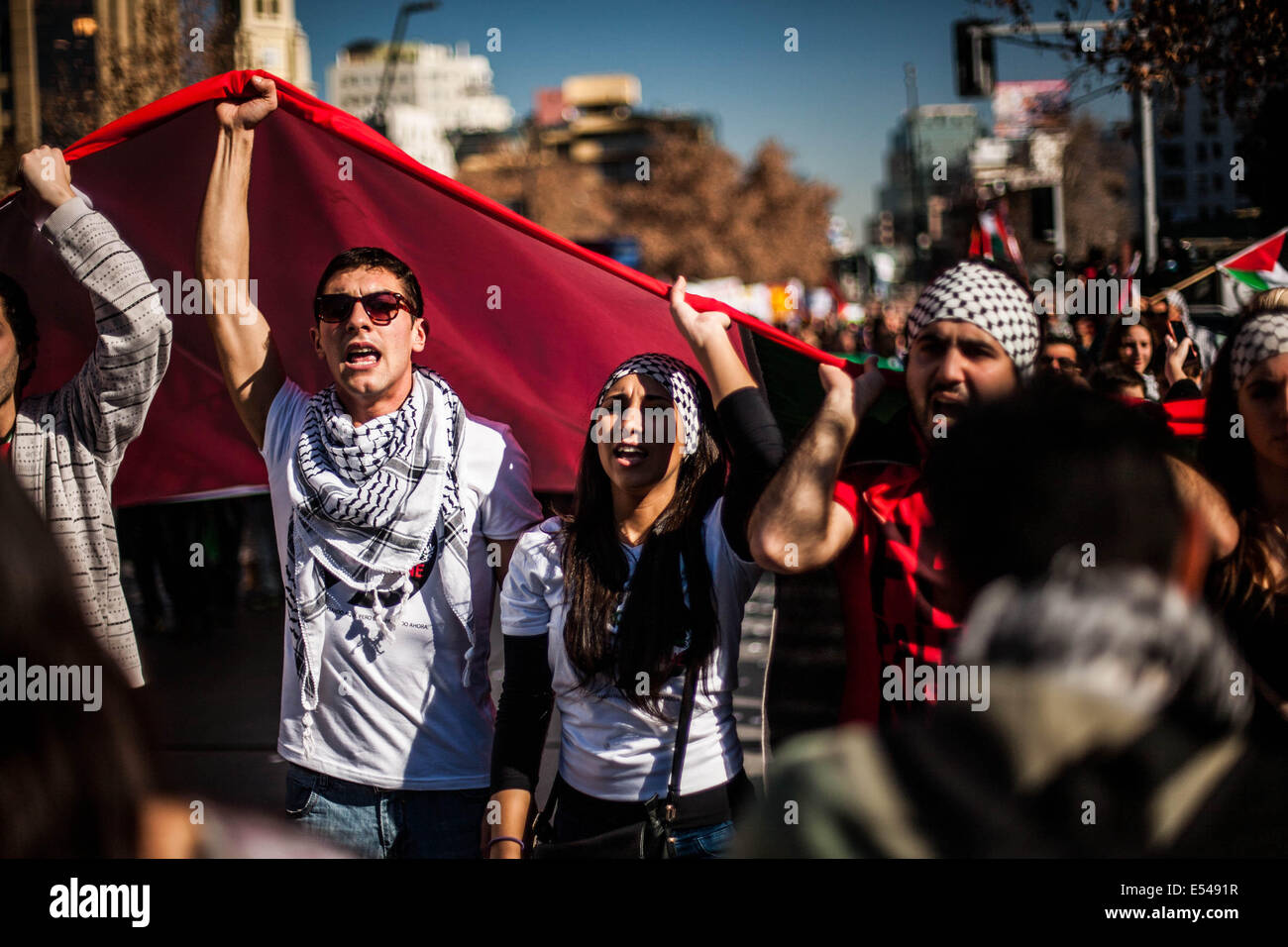 Palestine chile conflict hi-res stock photography and images - Alamy