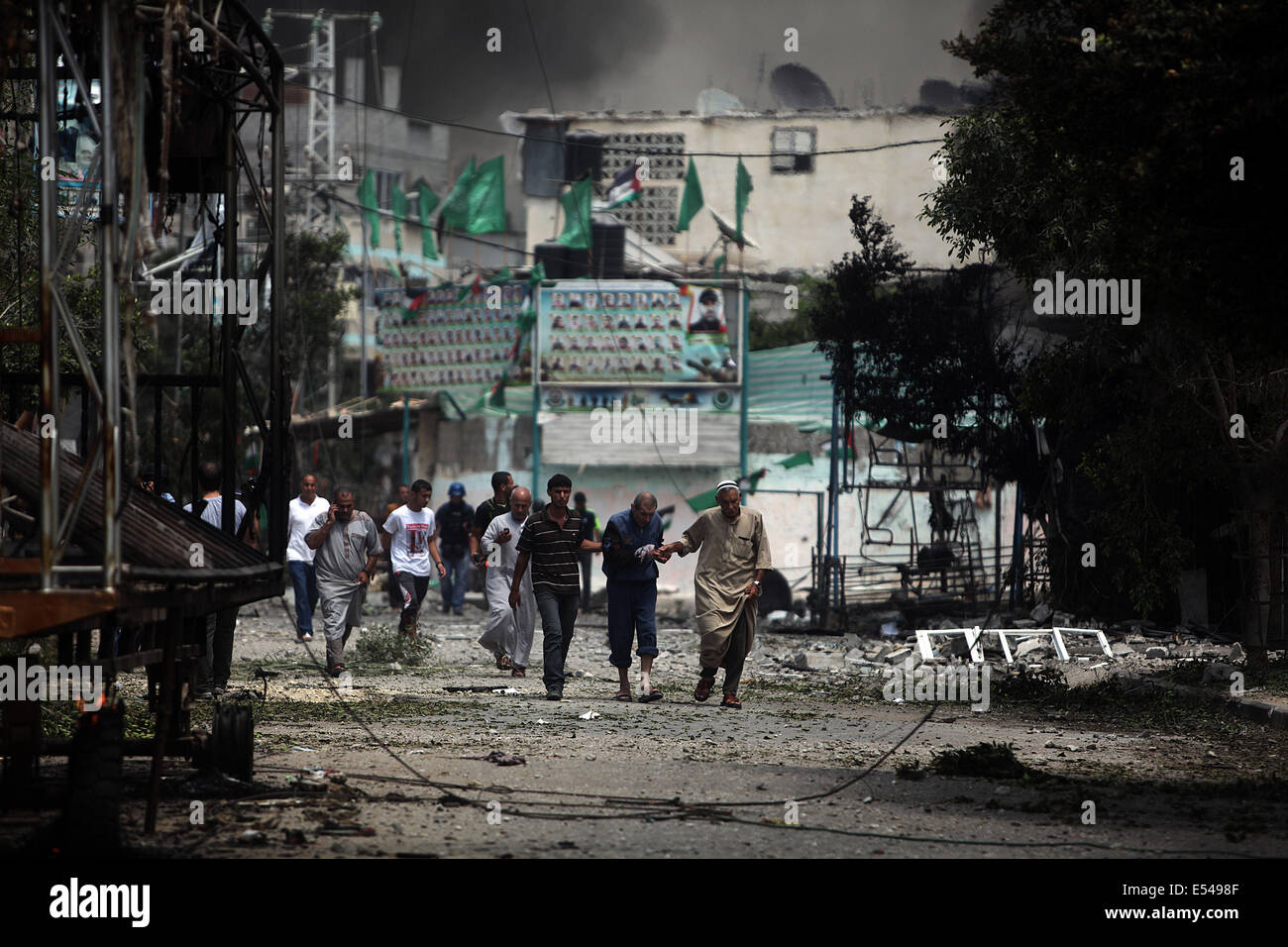 Shejaiya, Gaza Strip, Palestinian Territory. 20th July, 2014 ...